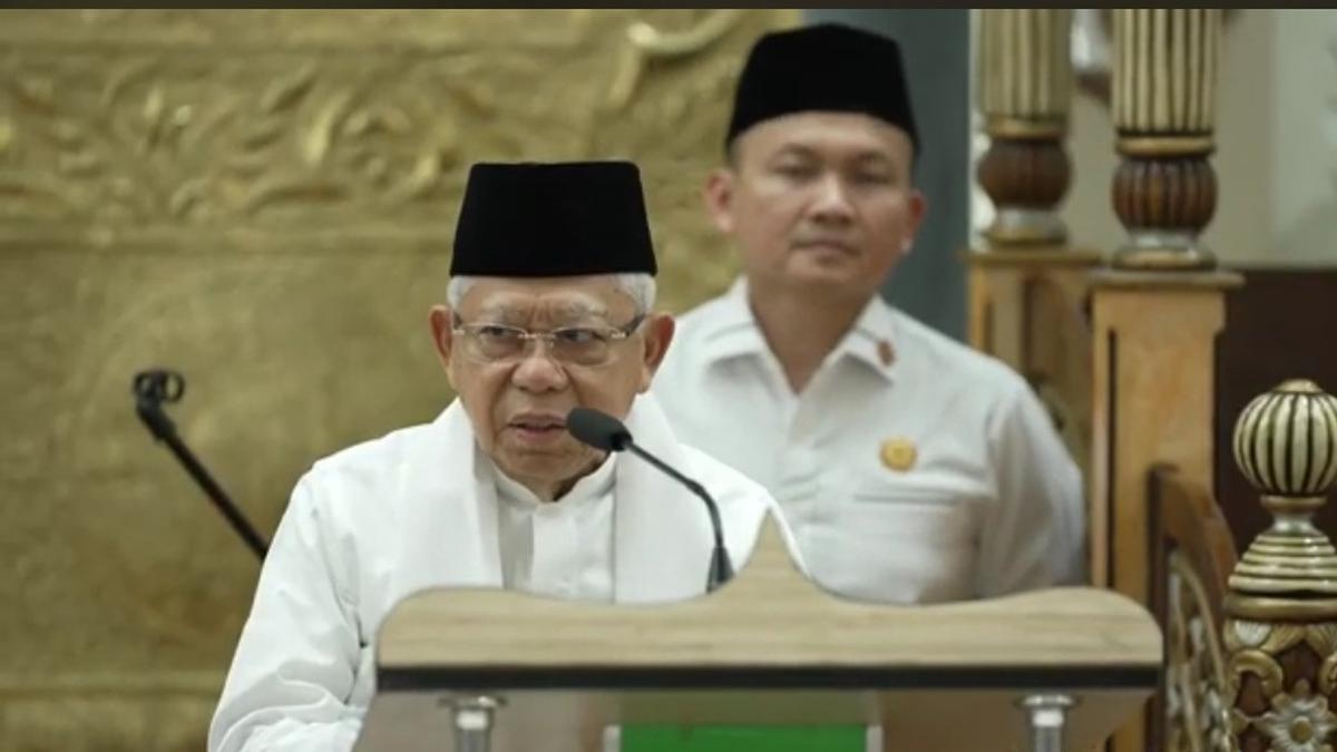 KH Ma’ruf Amin Sebut Puasa Itu Belajar Menahan Nafsu, Termasuk Nafsu Menjadi Pemimpin - Regional ...