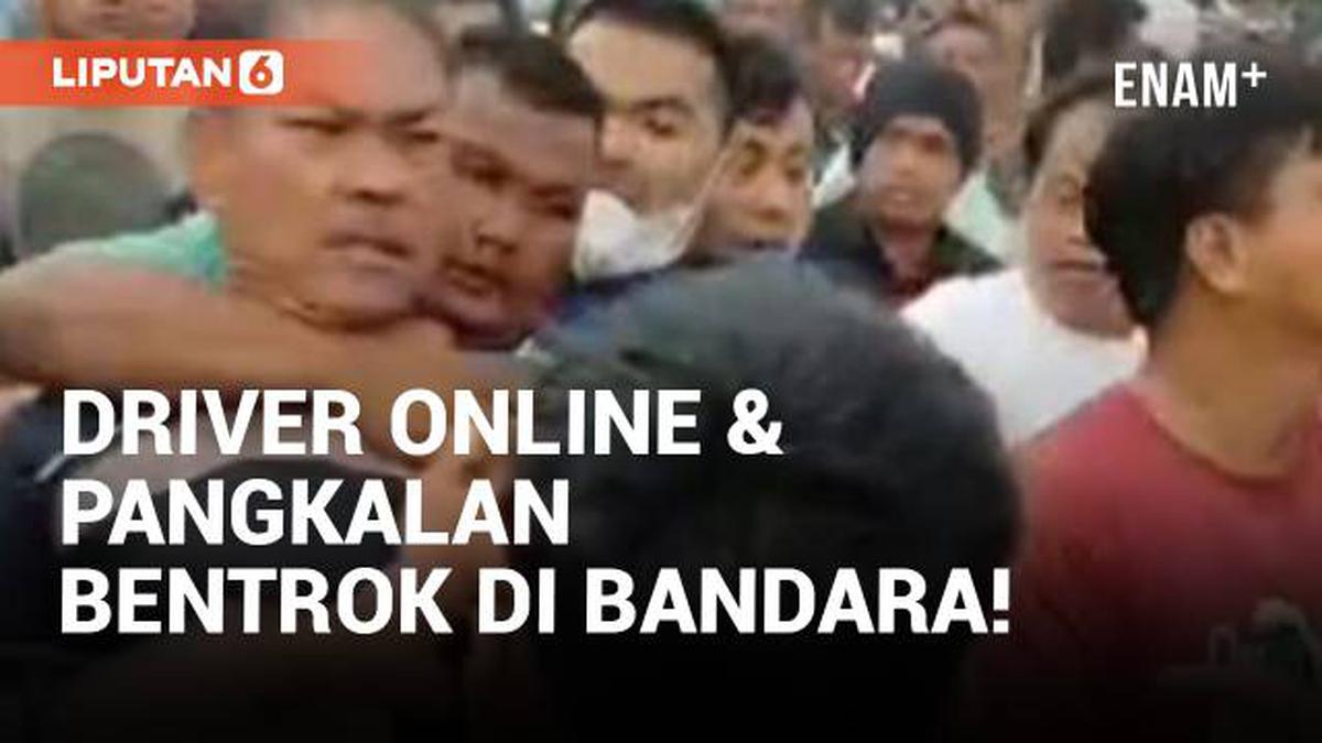 VIDEO: Driver Taksi Online dan Pangkalan Bentrok di Bandara Hang Nadim ...
