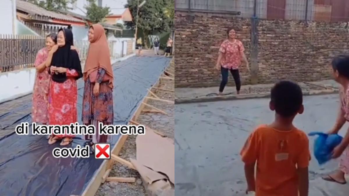 Momen Kocak Emak-emak saat 