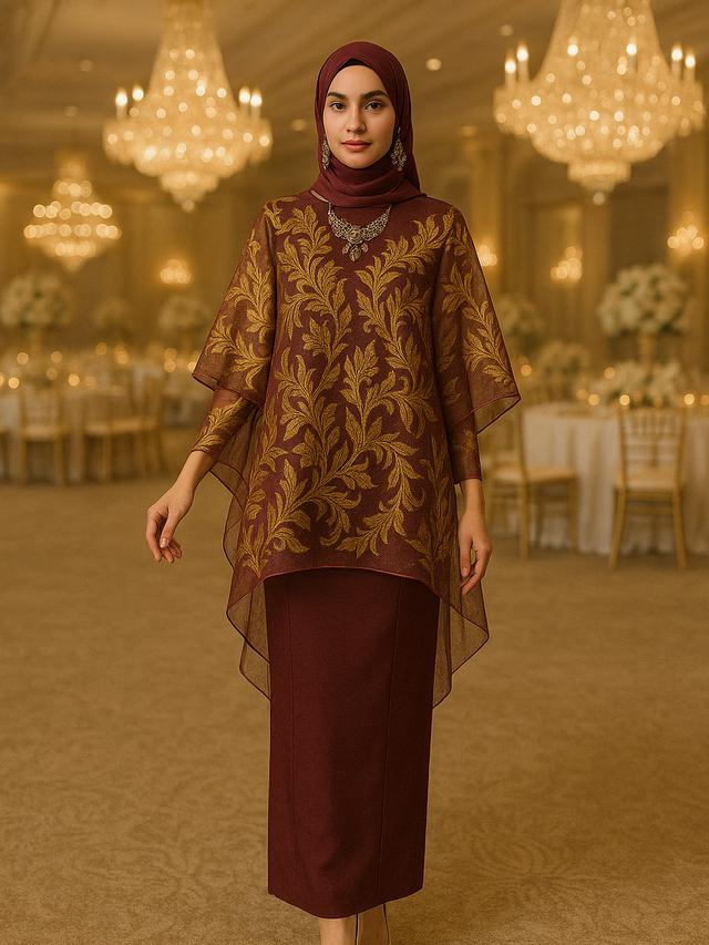 7 Ide Dress Islami untuk Acara Pernikahan yang Elegan dan Anggun