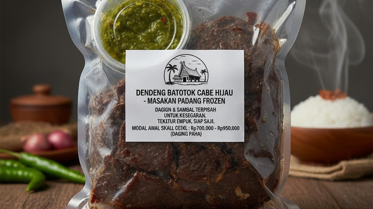 7 Ide Jualan Frozen Masakan Padang Simpel yang Paling Laris, Modal Kecil
