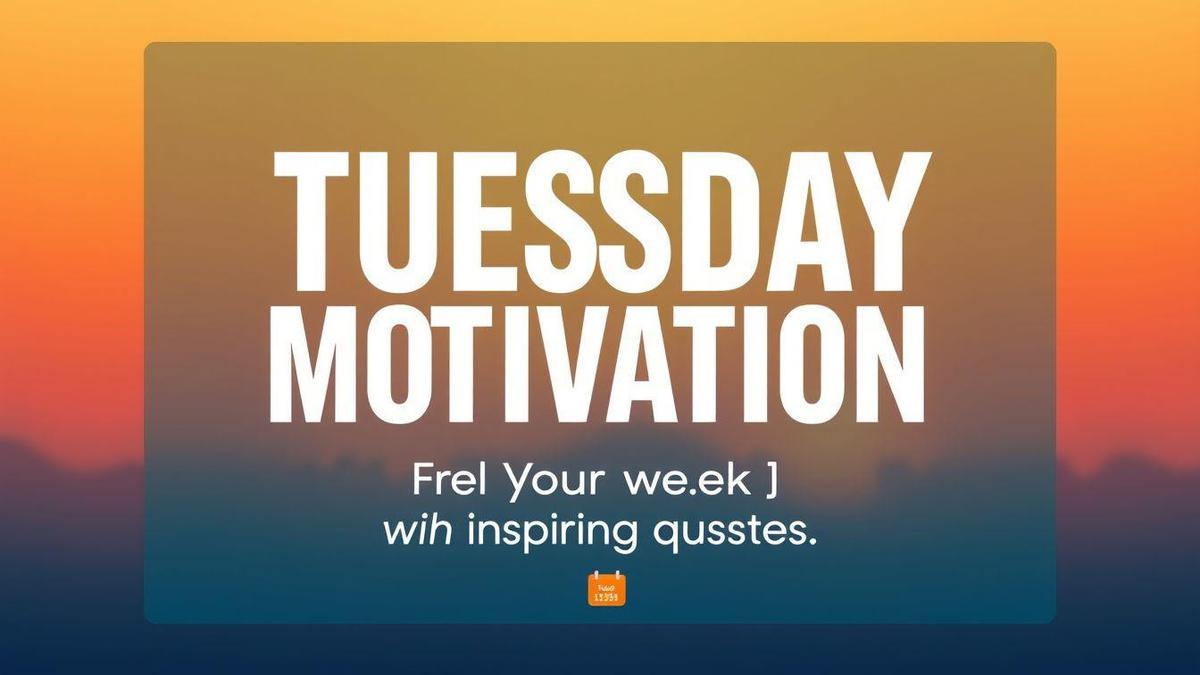 Best Tuesday Quote Collection for Daily Motivation