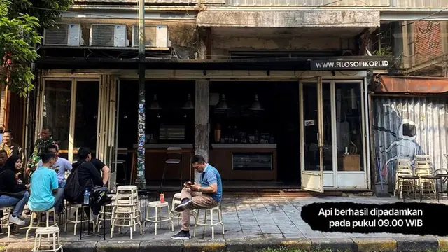 Filosofi Kopi Melawai Blok M Terbakar, Penyebabnya Kesalahan Teknis Deep Fryer di Dapur ...