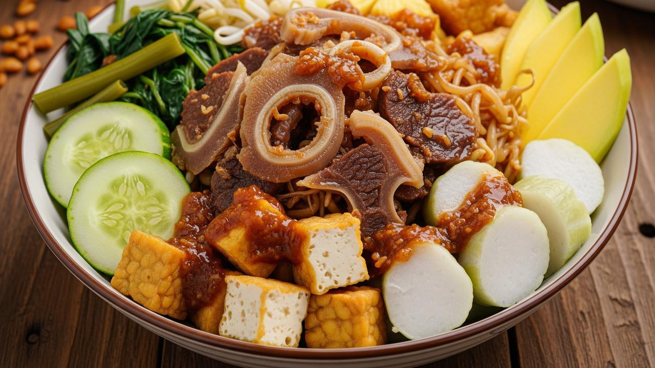 Resep Rujak Cingur Asli Jawa Timur, Cita Rasa Khas Kota Pahlawan