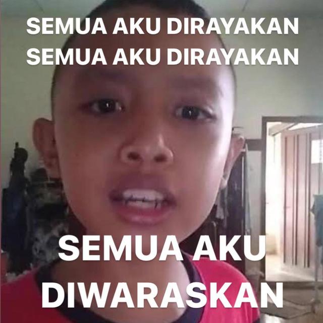 6 Meme 'Semua Aku Dirayakan' Ini Bikin Senyum Tipis, Tak Semua Merasakan