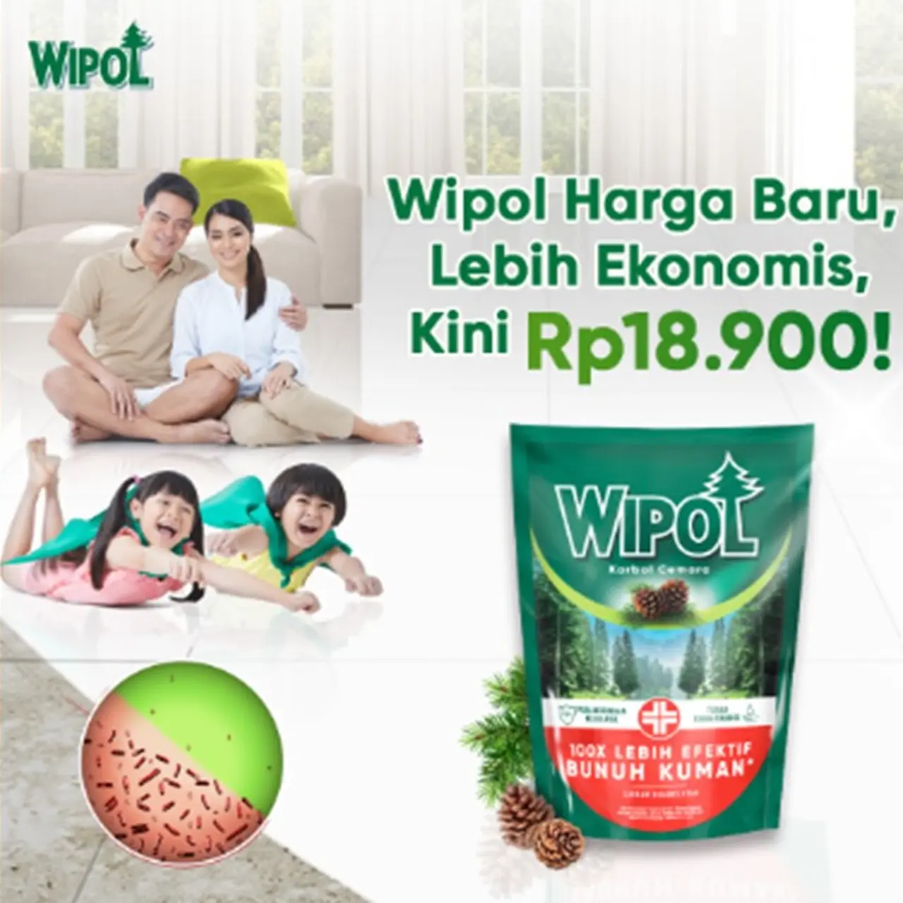Belanja Puas dan Lindungi Keluarga dengan Wipol Harga Baru, Lebih ...