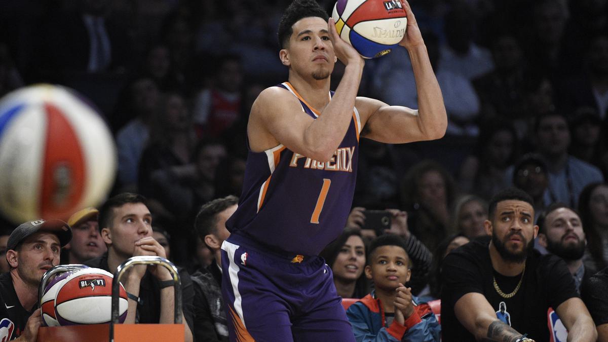 Juara Kontes Tembakan Tiga Angka, Booker Cetak Rekor NBA All-Star