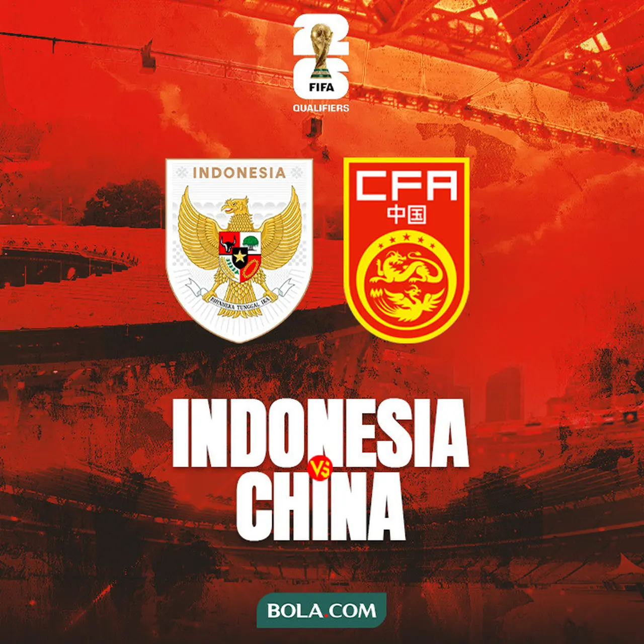 Head to Head Timnas Indonesia vs China: Tim Garuda Terakhir Menang Sudah 38 Tahun Silam - Bola ...