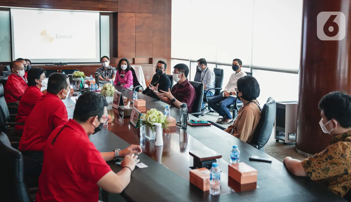 FOTO: Kunjungan Indihome ke Emtek Group - Foto Liputan6.com