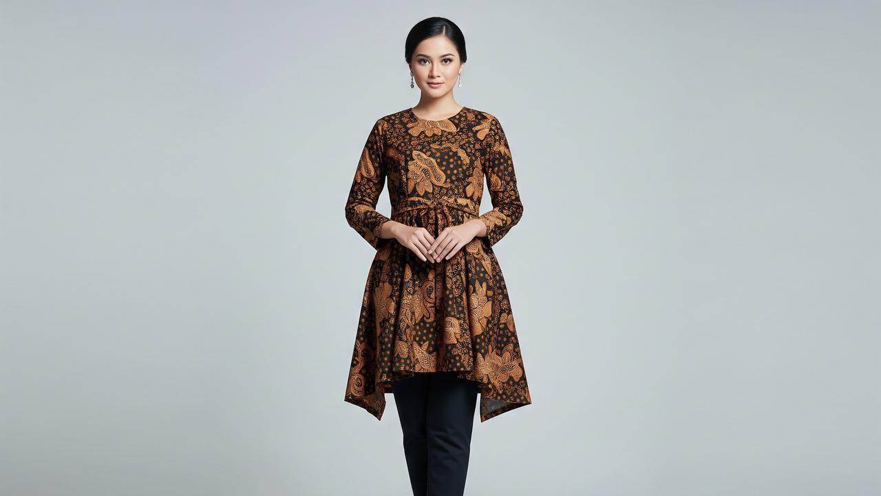 8 Model Tunik Batik untuk Acara Formal Tren 2026, Inspirasi Elegan dan ...