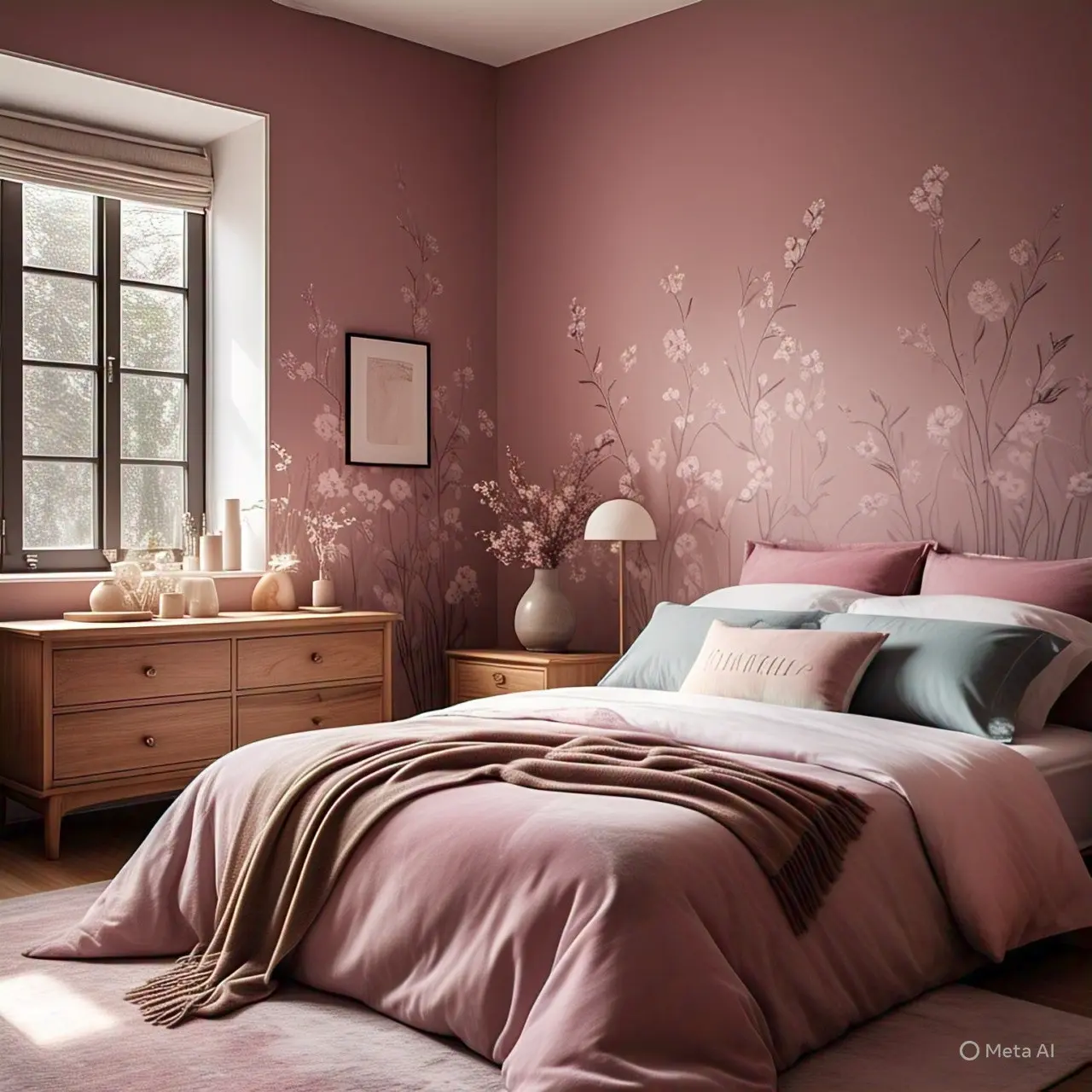 13 Inspirasi Cat Kamar Warna Merah yang Estetik dan Terlihat Mewah di ...