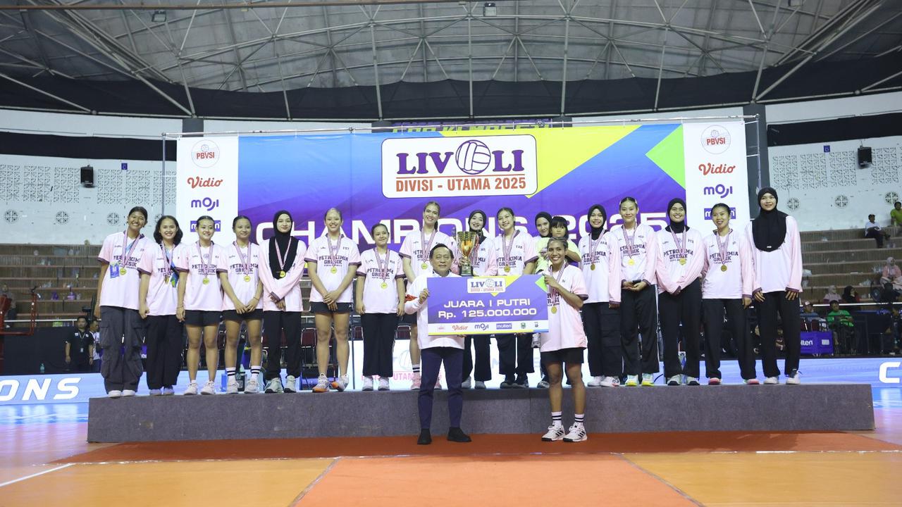 Hasil Final Livoli Divisi Utama 2025: Petrokimia Gresik Cetak Hattrick ...
