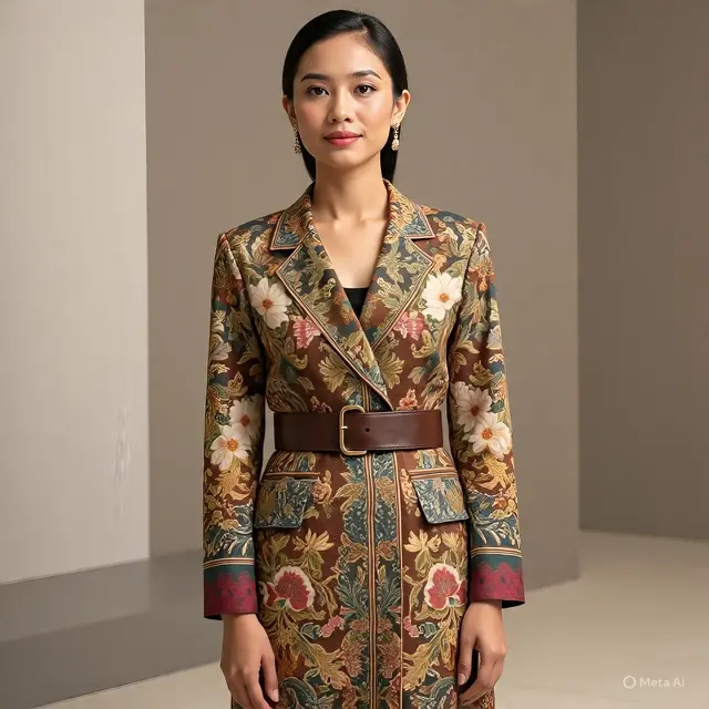 14 Model Baju Batik Blazer Wanita Terbaru 2025, Gaya Kantor hingga ...