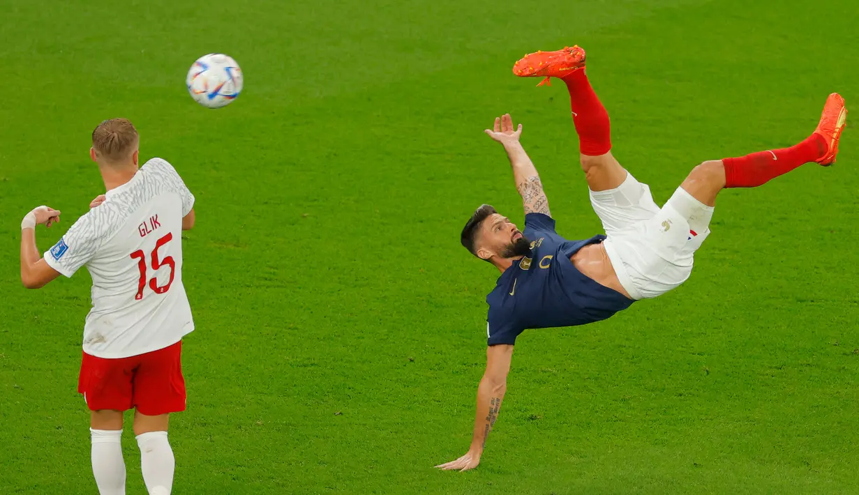 Bawa Les Bleus Ungguli Polandia, Olivier Giroud Jadi Pencetak Gol Terbanyak Timnas Prancis ...