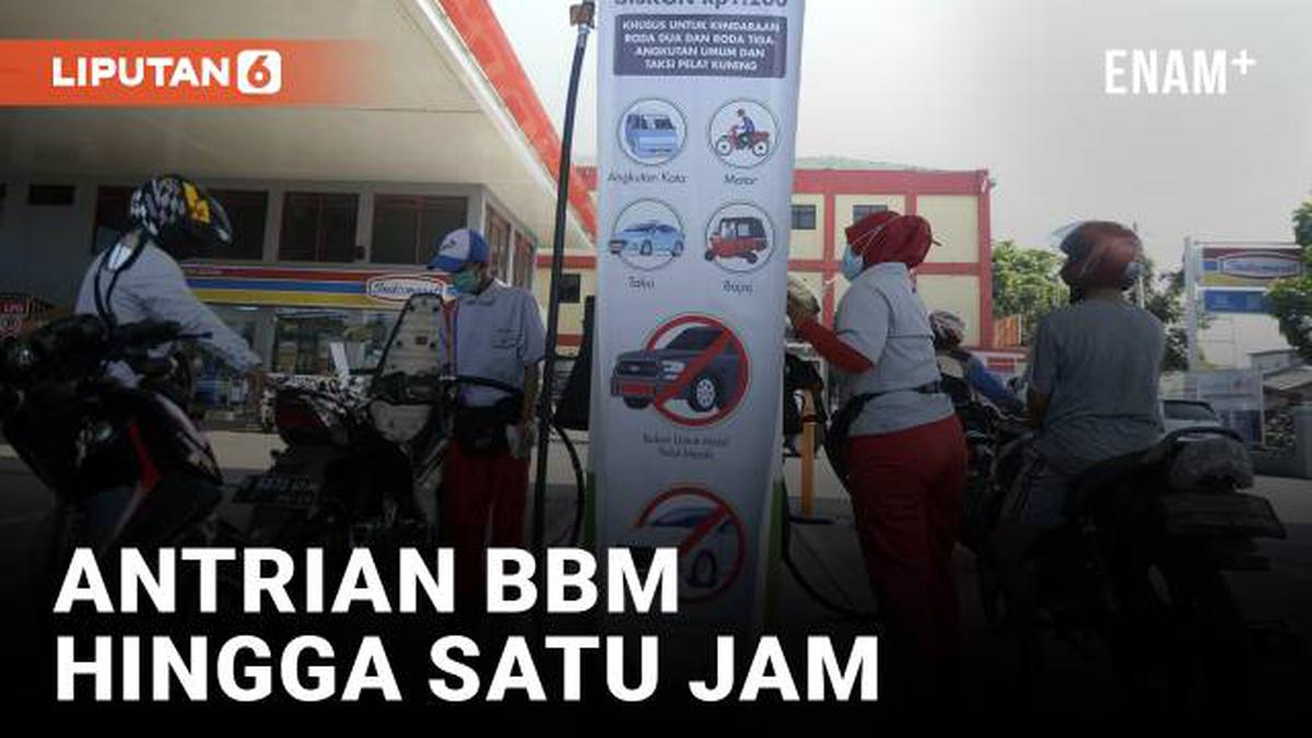 VIDEO: Warga Rela Antri Satu Jam Demi Beli BBM