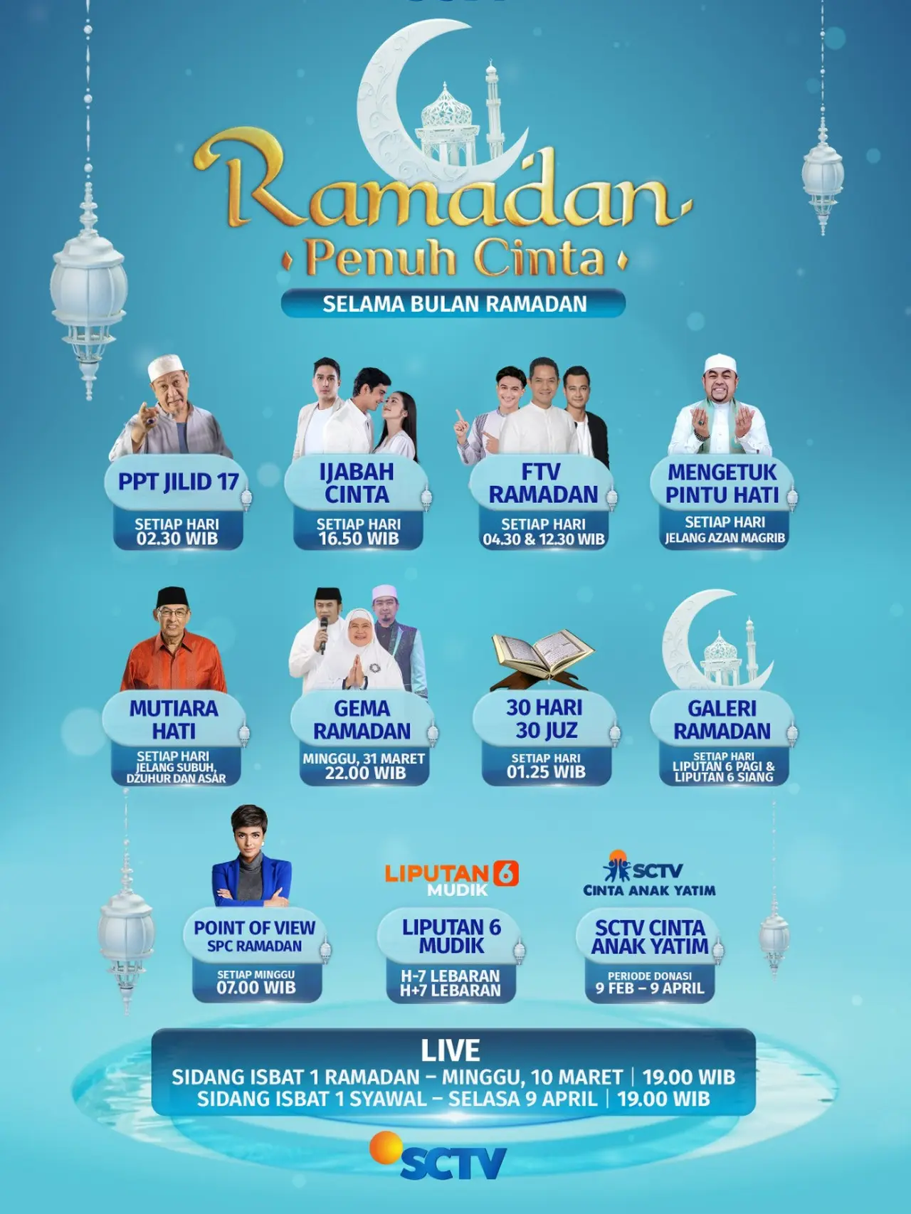 SCTV Hadirkan Program Spesial Ramadan Penuh Cinta Selama Bulan Suci 2024 - ShowBiz Liputan6.com