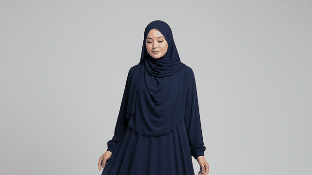 9 Model Gamis Simpel untuk Pinggul Besar yang Elegan, Tampil Percaya Diri