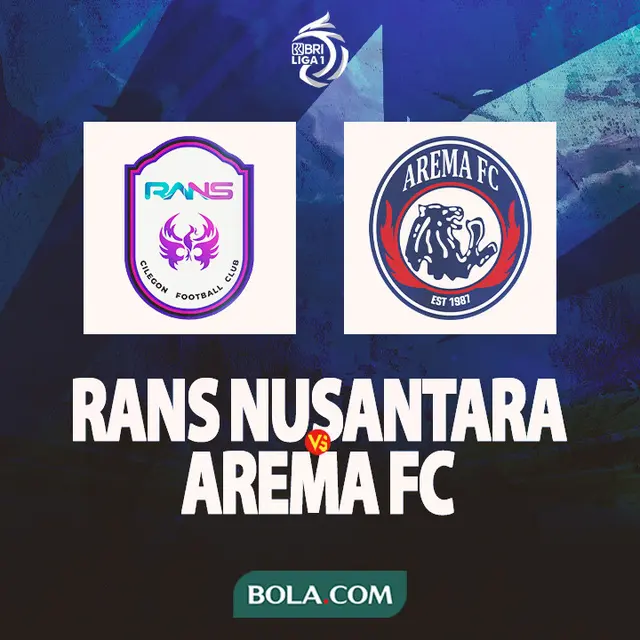 Adu Kuat Skuad RANS Nusantara Vs Arema di BRI Liga 1: Lini Depan Tumpul Vs Pertahanan Rapuh ...