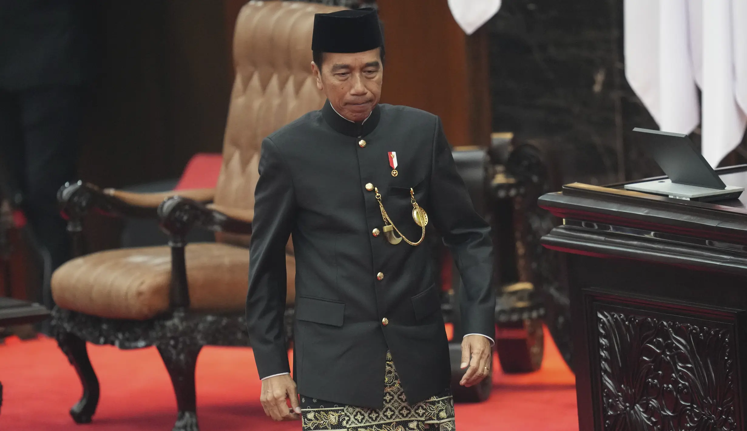 Baju Adat Betawi Jokowi di Sidang Tahunan MPR - Foto Liputan6.com