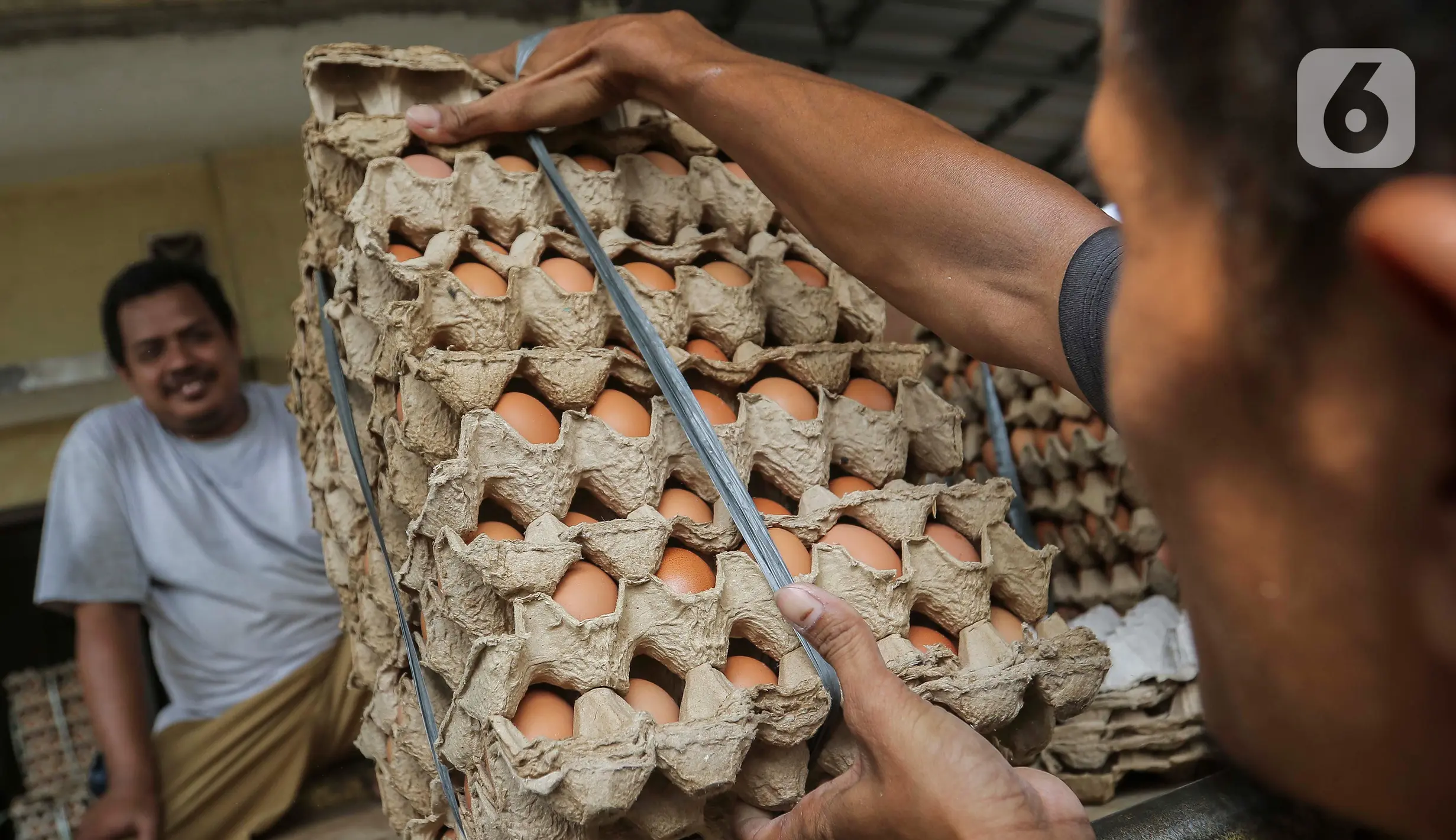 Jelang Nataru, Harga Telur Ayam Tercatat Naik 0,18 Persen - Foto Liputan6.com