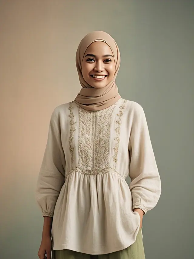 5 Tips Padu Padan Tunik dan Kulot Kekinian untuk Hijabers, Inspirasi Outfit Kerja dan Hangout ...