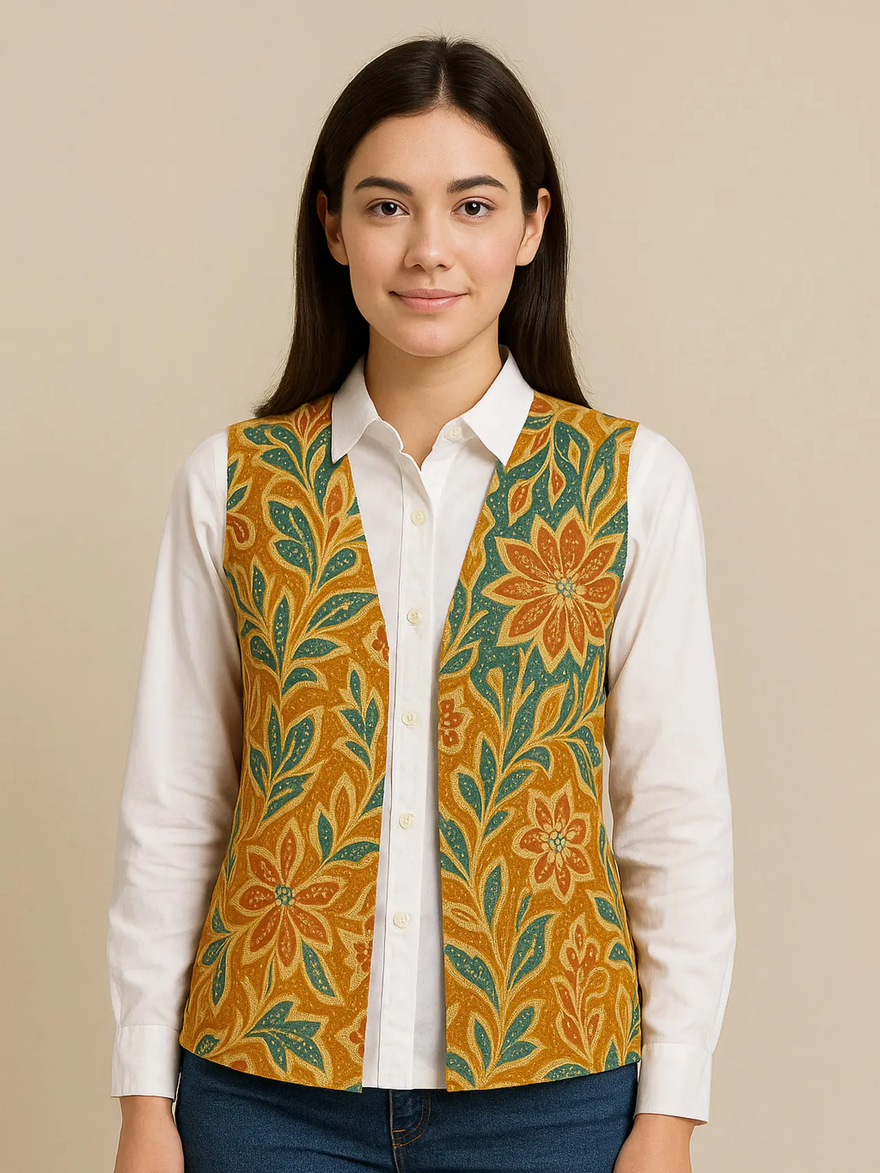 10 Contoh Model Outer Batik Kekinian Tanpa Lengan Terbaru 2025, Bikin ...
