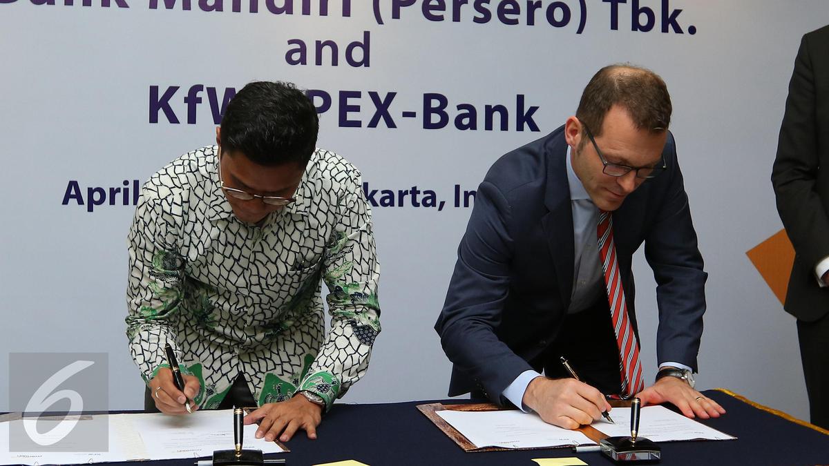 Bank Mandiri Jalin Kerjasama dengan KfW IPEX-Bank - Foto Liputan6.com