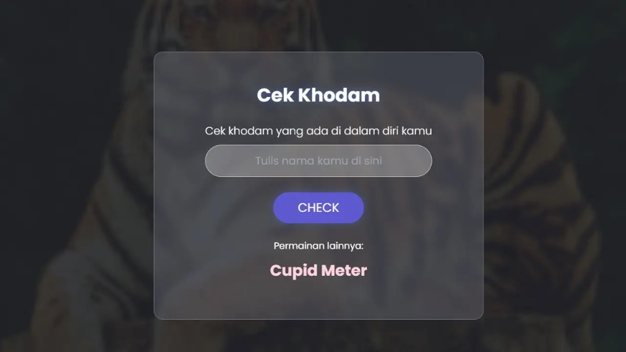 Cara Cek Khodam Gratis, Cukup dengan Nama dan Tanggal Lahir - Hot ...