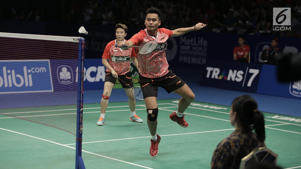 Ganda Campuran Indonesia Tontowi Ahmad / Liliyana Natsir Kalahkan China - Foto Liputan6.com