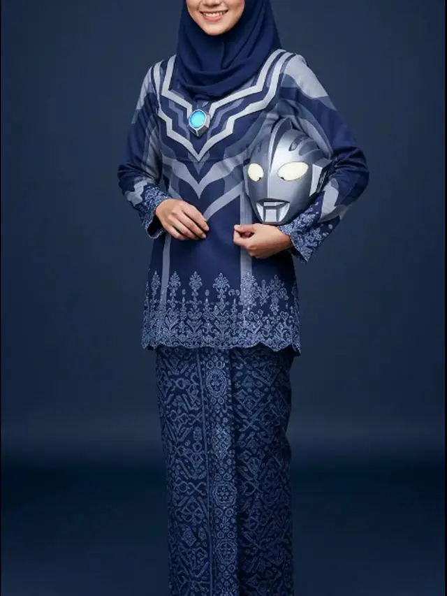 6 Potret Baju Lebaran Ultraman Ini Unik, Jadi Pusat Perhatian di Hari Raya - Hot Liputan6.com