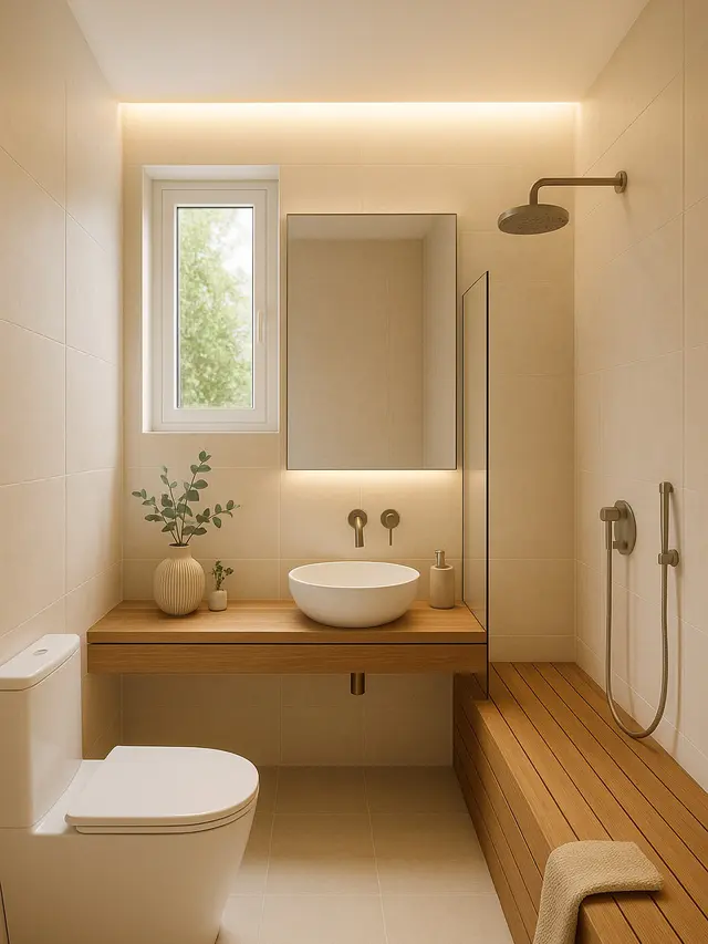9 Model Kamar Mandi Minimalis Modern Ukuran Kecil tapi Cantik - Hot ...