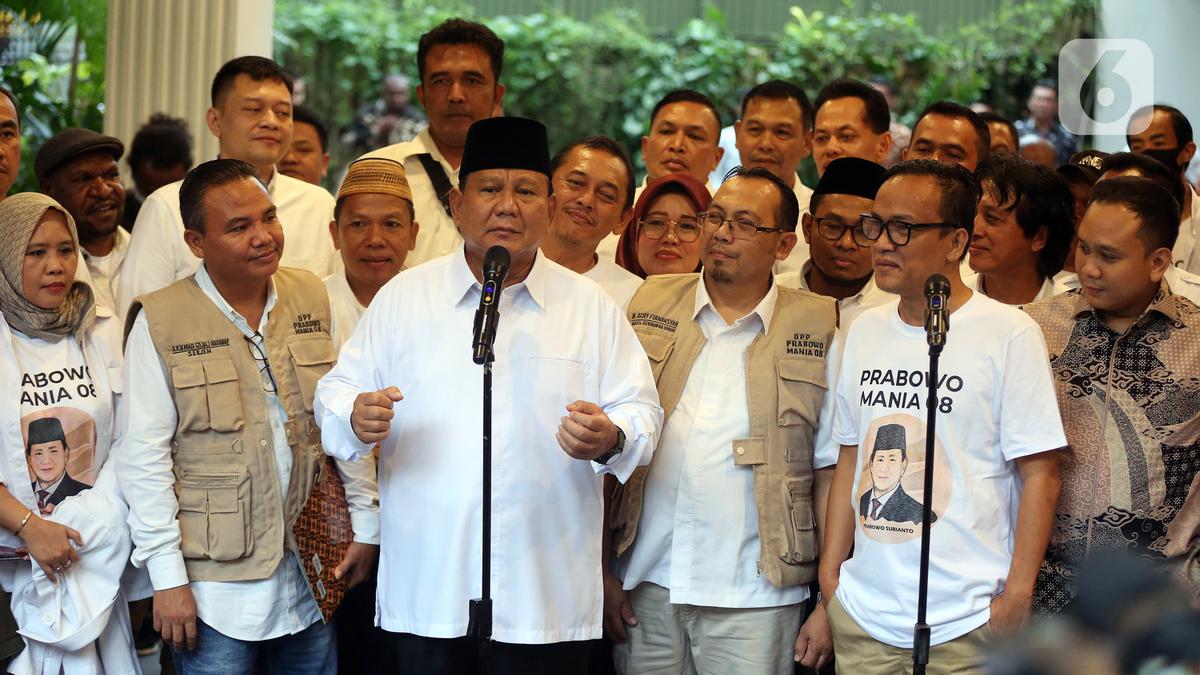 Setelah Joman, Projo Diprediksi Bakal Dukung Prabowo Subianto di Pilpres 2024 - Pemilu Liputan6.com