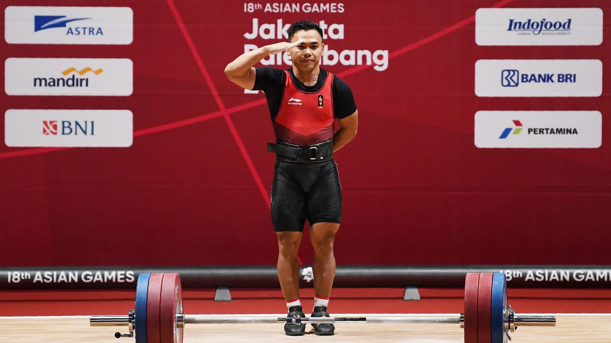 Hormat Eko Yuli untuk Presiden Jokowi - Asian Games Liputan6.com