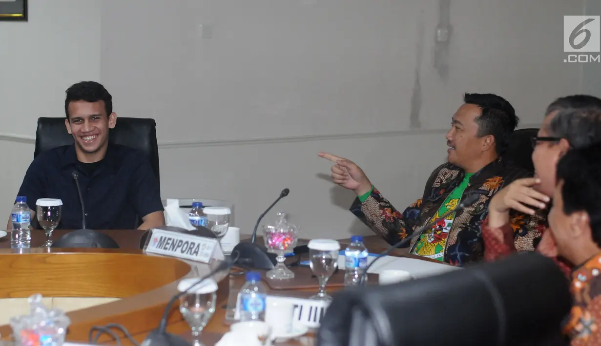 FOTO: Laporkan Perkembangan, Egy Maulana Vikri Temui Menpora - Foto ...