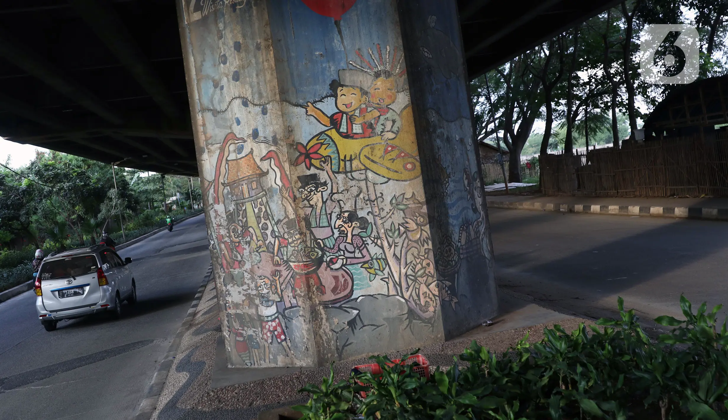 FOTO: Mural yang Dulu Menghiasi Jalan Ancol Timur Kini Kotor Berdebu ...