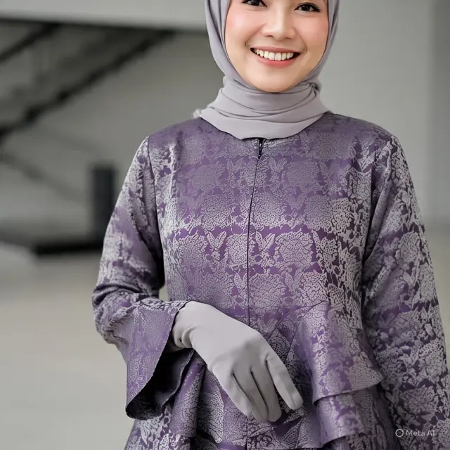 7 Inspirasi Model Gamis Brokat Busui Paling Nyaman di 2025 - Hot ...