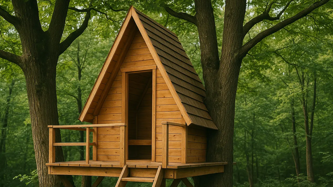 7 Inspirasi Model Rumah Kayu Sederhana di Pohon, Estetik dan Nyaman ...