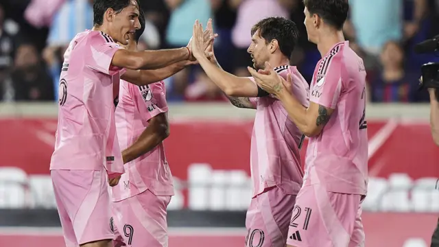 Lionel Messi Borong Dua Gol, Inter Miami Hajar New York Red Bulls 5-1 - Bola Liputan6.com