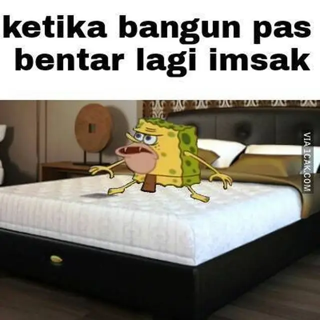 6 Meme Jelang Imsak Ini Pernah Dirasakan Semua Orang, Bikin Senyum ...