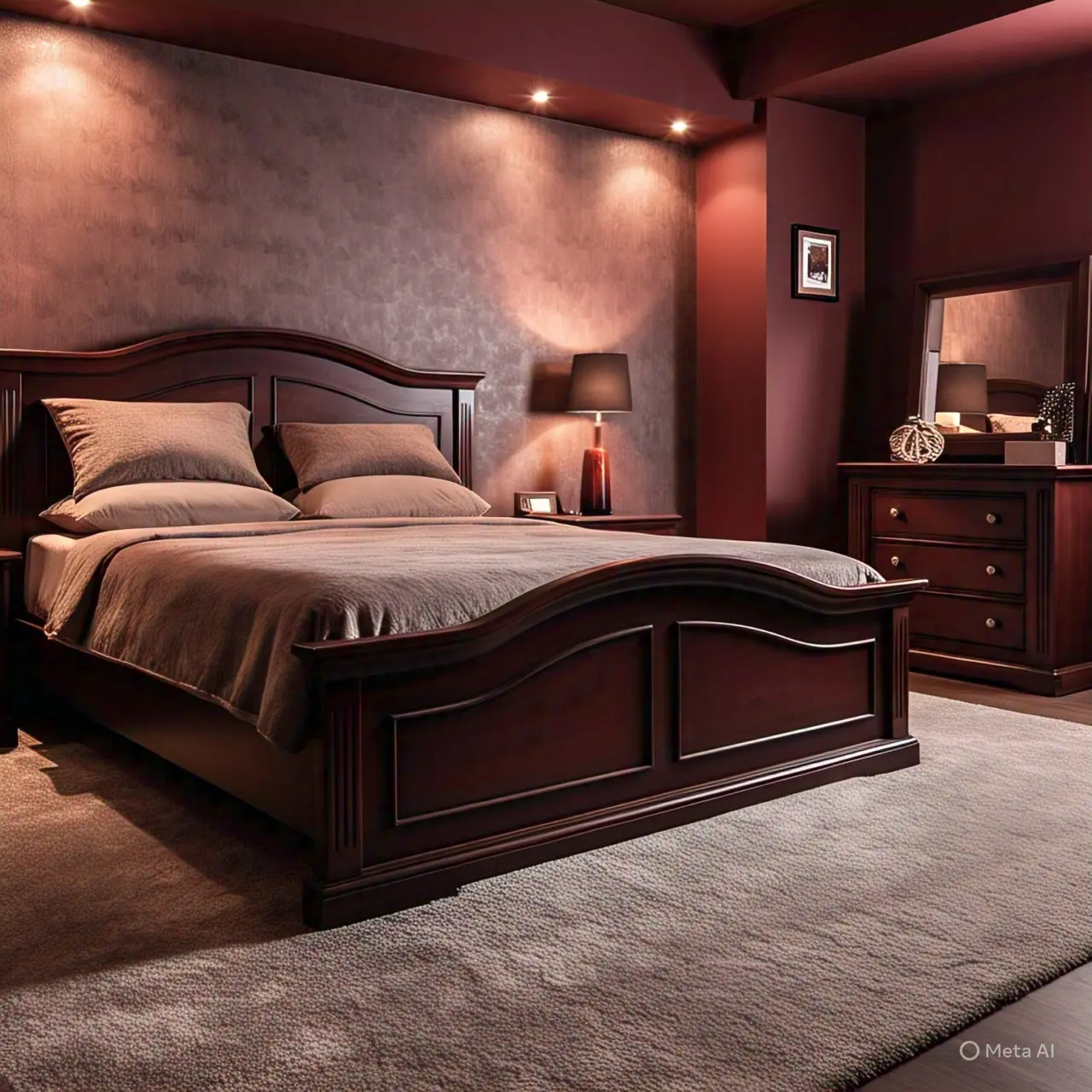 13 Inspirasi Cat Kamar Warna Merah yang Estetik dan Terlihat Mewah di ...