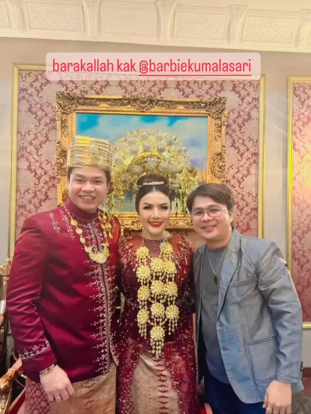 7 Momen Resepsi Pernikahan Barbie Kumalasari dan Mantan Suami, Dulu ...