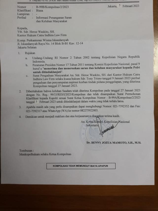 Kompolnas Tindak Lanjuti Laporan Kasus Arloji Mewah Oknum Polri ...