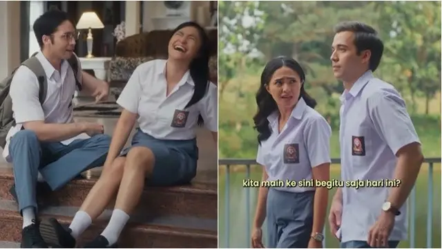 6 Potret Marshanda dan Stefan William Pakai Seragam SMA di Series Baru ...