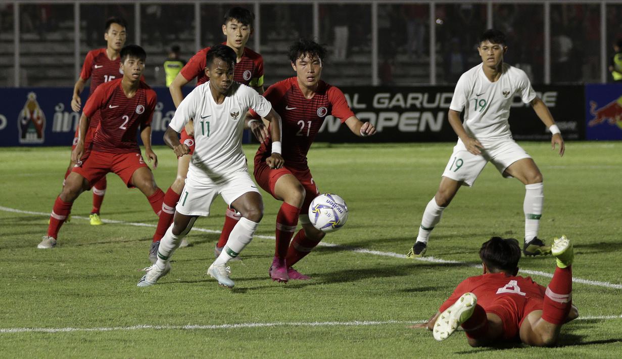 FOTO: Timnas Indonesia U-19 Taklukan Hong Kong 4-0