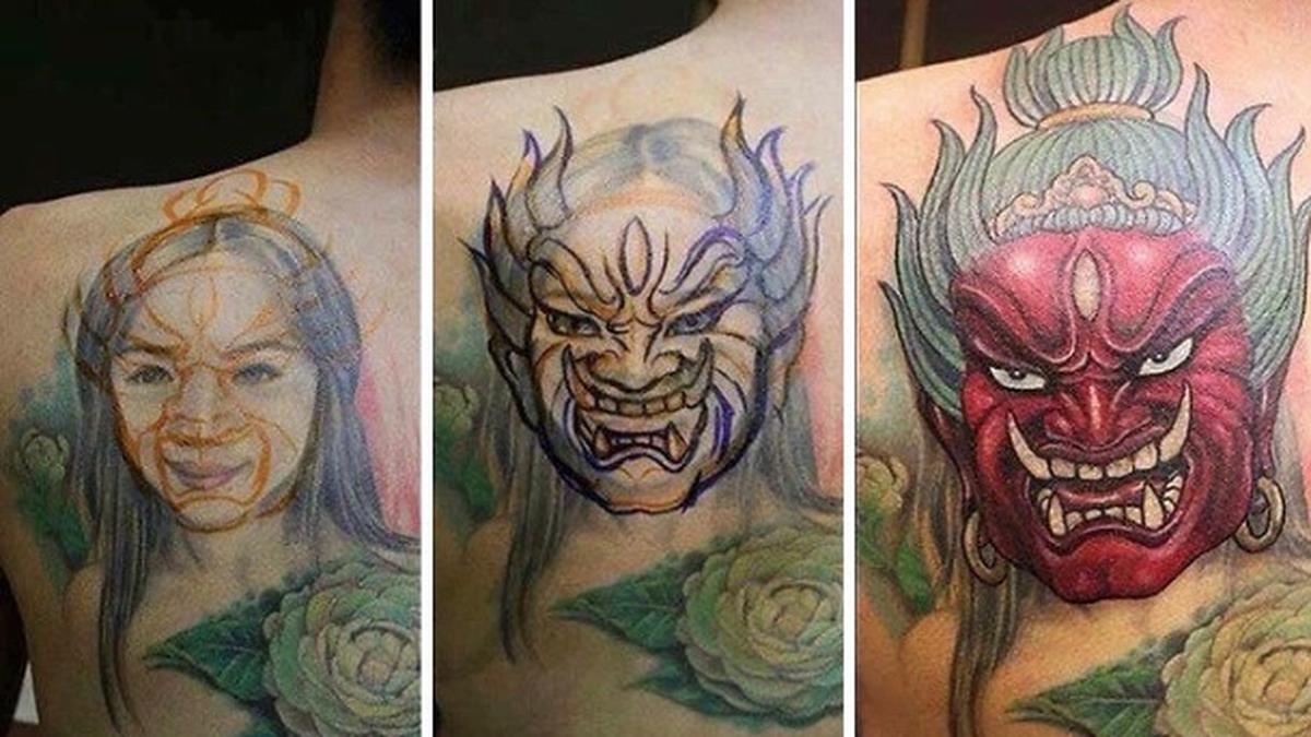 Kreatif Banget, Begini Cara Orang Ubah Tato Wajah Pacar Usai Putus ...