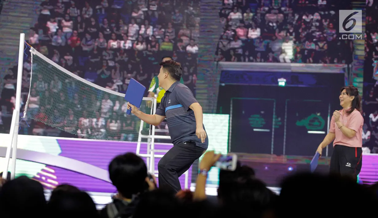FOTO: Adu Hebat Ricky Harun / Ria Ricis vs Susi Susanti / Alan ...