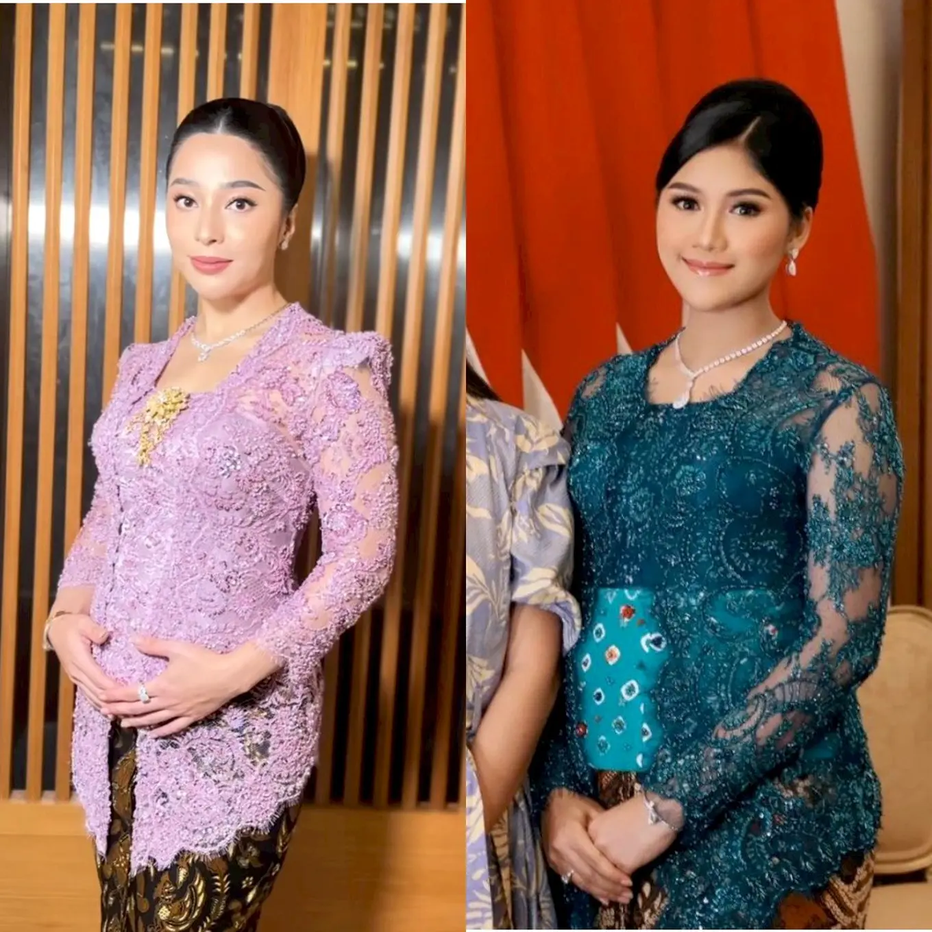 8 Adu Gaya Kondangan Nikita Willy dan Erina Gudono Pakai Kebaya saat ...