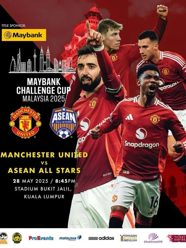 Daftar Harga Tiket Duel MU vs ASEAN All-Stars di Malaysia, Paling Murah Rp189 Ribu - Inggris ...