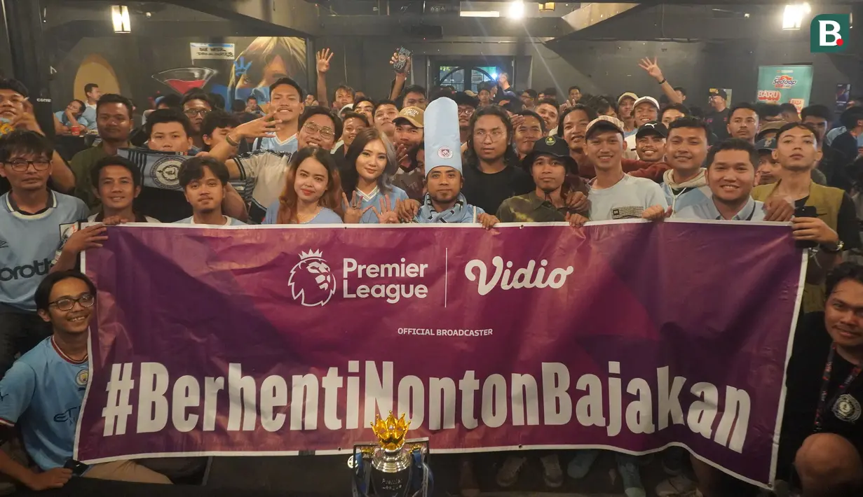 Foto: Pesta Pora Fans Manchester City di Acara Roaring Night Kemang ...