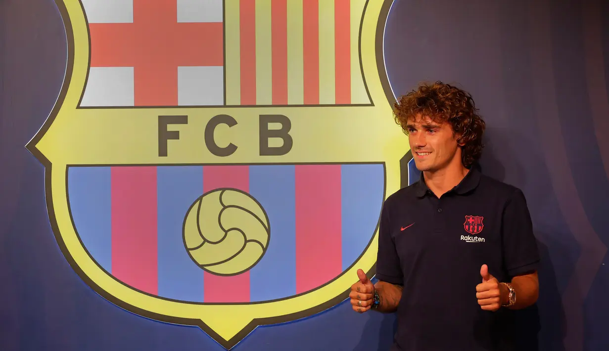 FOTO: Antoine Griezmann Resmi Bergabung dengan Barcelona - Foto ...